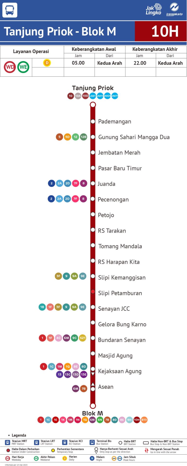 Trans Jakarta Koridor 10H Tanjung Priok - Blok M - BUSWAY.ID