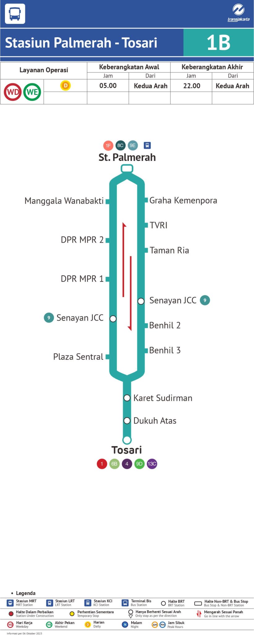 Peta Rute TransJakarta Reguler Non BRT - BUSWAY.ID