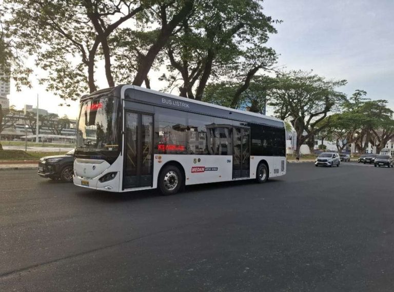 Bus Listrik Medan Koridor 5 - BUSWAY.ID